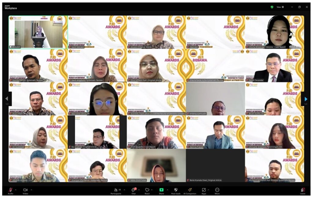 Unit Publikasi Ilmiah FKG Unpad Gelar Padjadjaran Journal of Dentistry ...